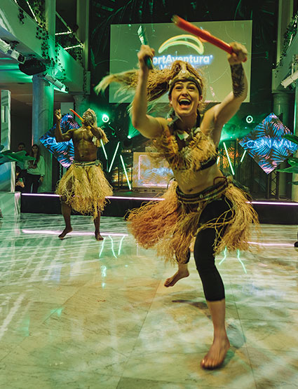 Show de capoeira para ventos